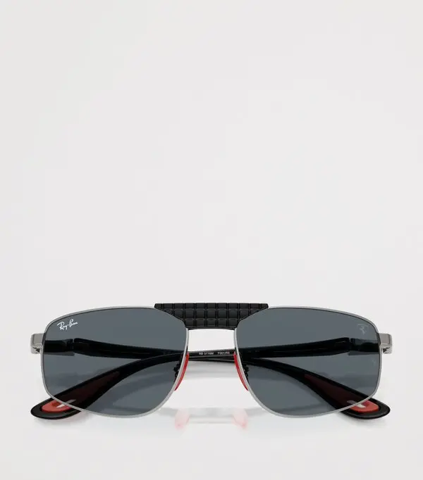 Ray-ban X Scuderia Ferrari Rb3776m Irregular Sunglasses