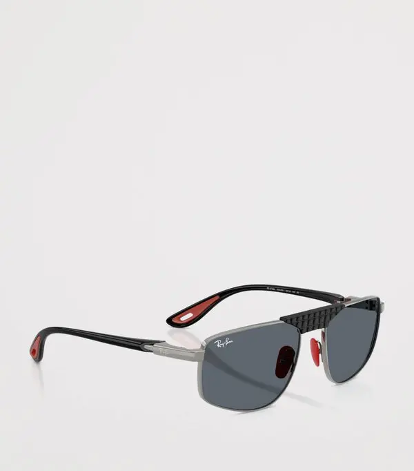 Ray-ban X Scuderia Ferrari Rb3776m Irregular Sunglasses