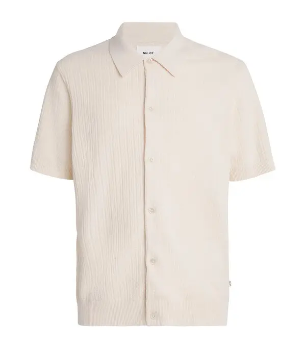 Nn07 Organic Cotton Nolan Button-up Polo Shirt