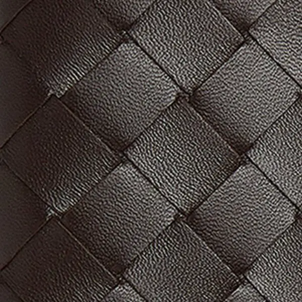 Bottega Veneta Leather Intrecciato Bifold Card Holder - Brown
