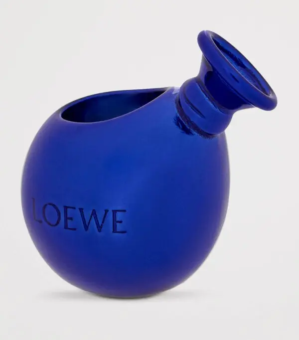 Loewe Brass Balloon Dice Charm - Blue