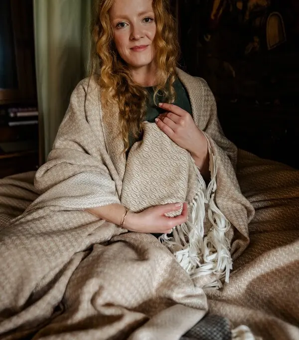 ARAMINTA CAMPBELL Small Alpaca-blend Hot Water Bottle