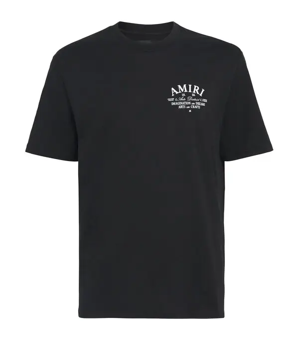 Amiri Cotton Arts District T-shirt - Black