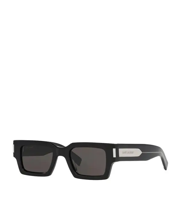 Saint Laurent Rectangular Sunglasses - Black