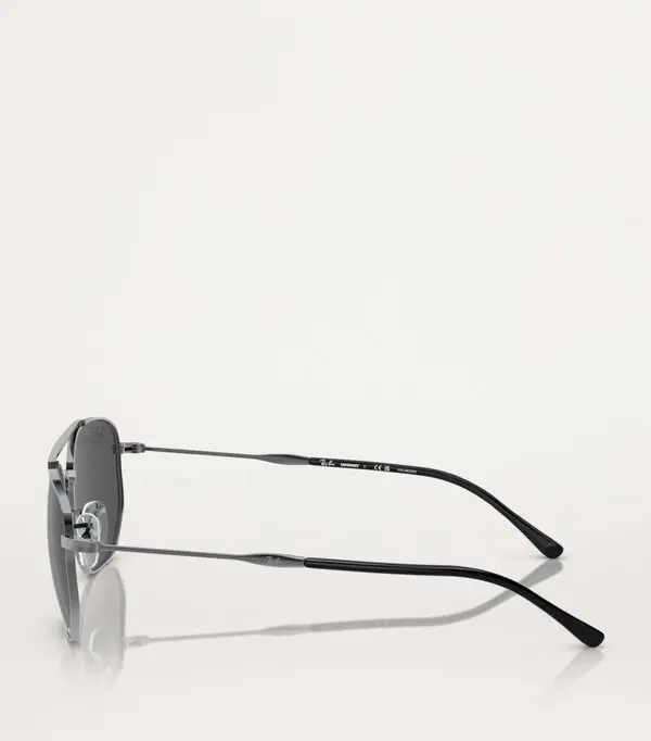 Ray-ban Metal Sunglasses Orb3707 - Grey