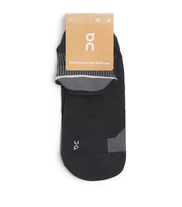 On Performance Run Low Socks - Black