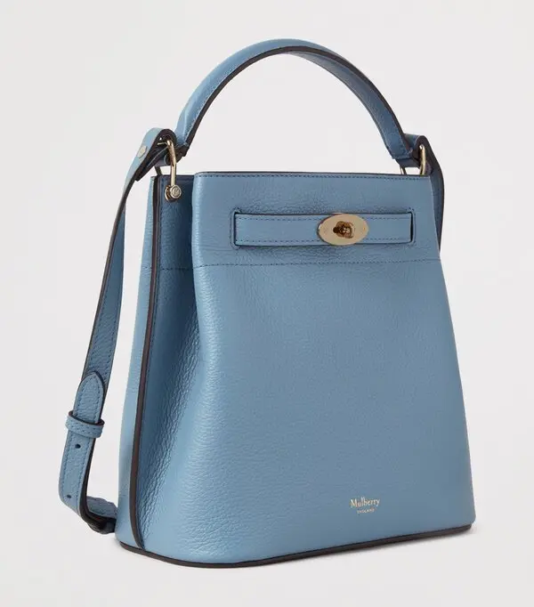 Mulberry Leather Islington Bucket Bag - Blue