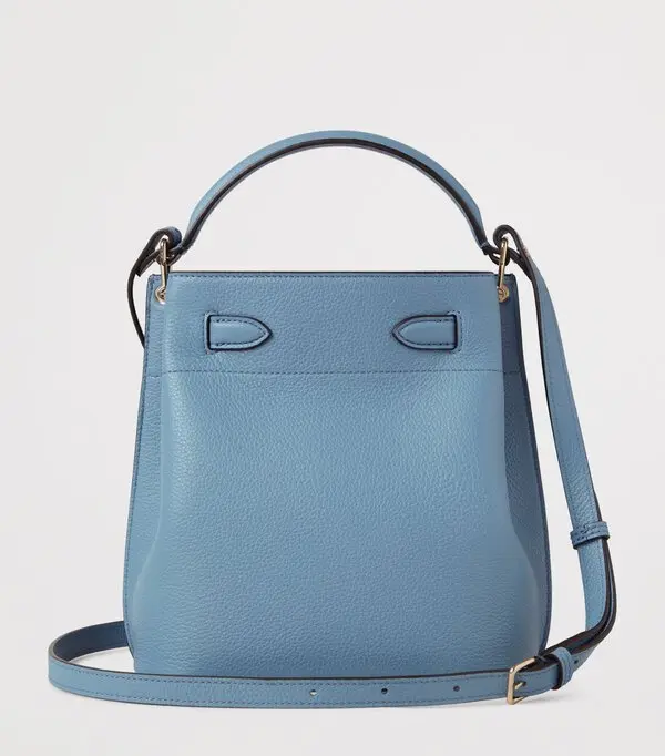 Mulberry Leather Islington Bucket Bag - Blue