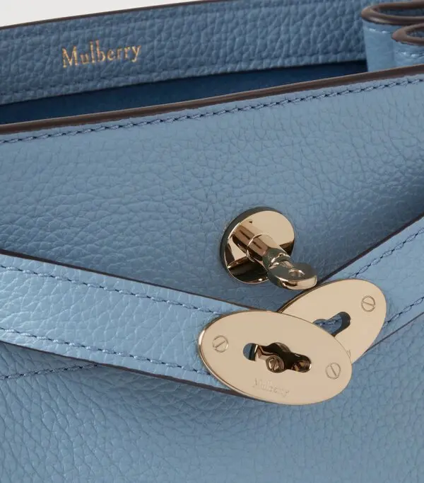 Mulberry Leather Islington Bucket Bag - Blue