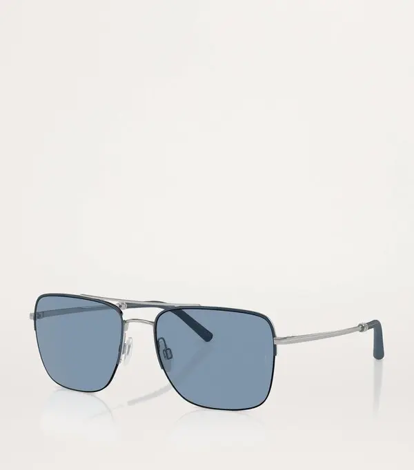 Oliver Spencer Metal R-2 Sunglasses - Blue