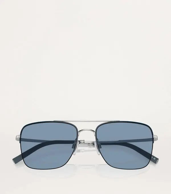 Oliver Spencer Metal R-2 Sunglasses - Blue