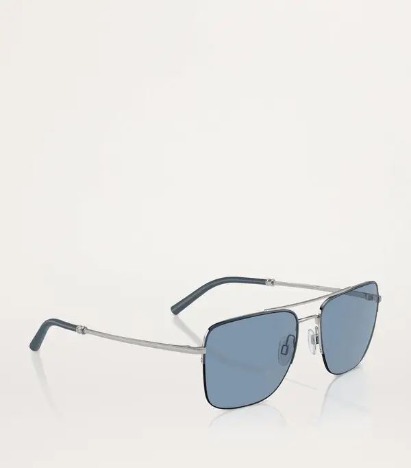 Oliver Spencer Metal R-2 Sunglasses - Blue