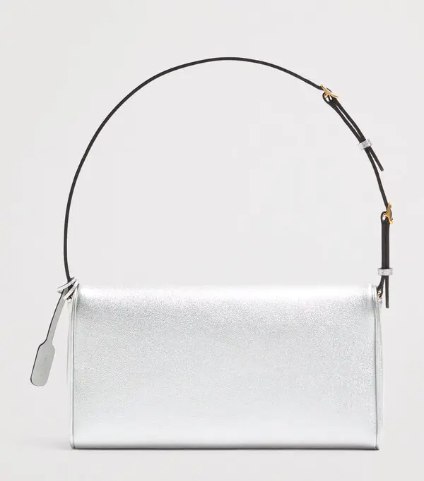 Valentino Garavani Small Leather Shoulder Bag - Metallic