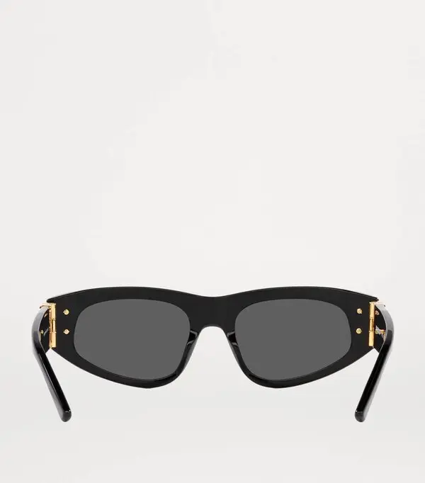 Balenciaga Round Bb0095s Sunglasses - Black