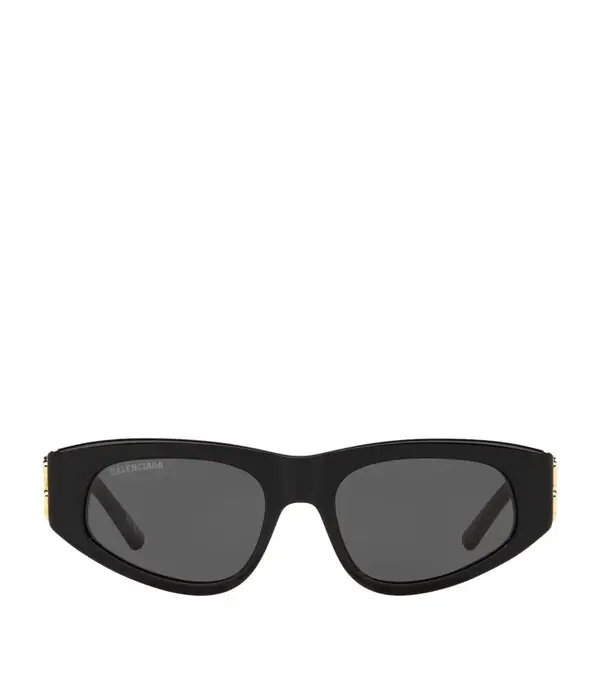 Balenciaga Round Bb0095s Sunglasses - Black