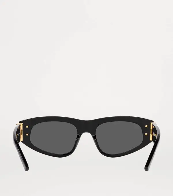 Balenciaga Round Bb0095s Sunglasses - Black