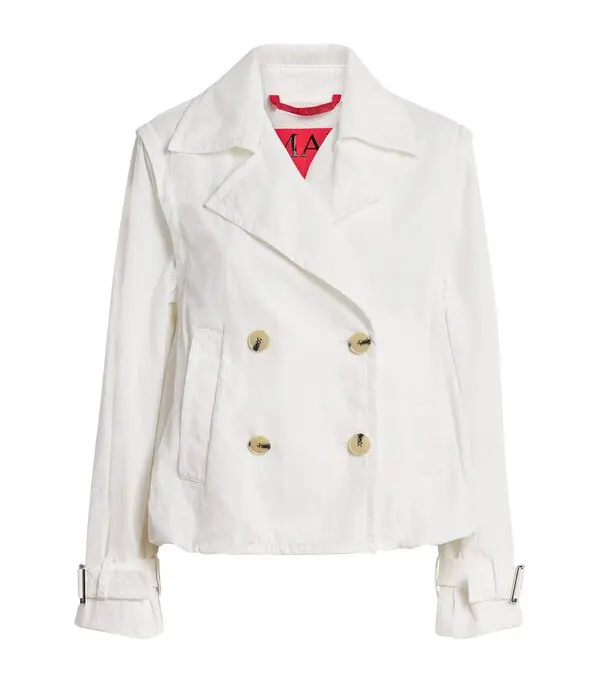 Max & Co. Nylon Hybrid Pea Coat - White