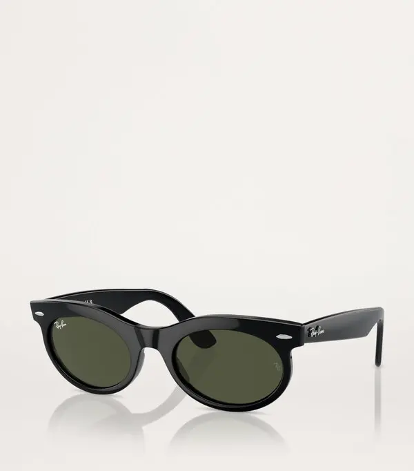 Ray-ban Wayfarer Oval Sunglasses - Black