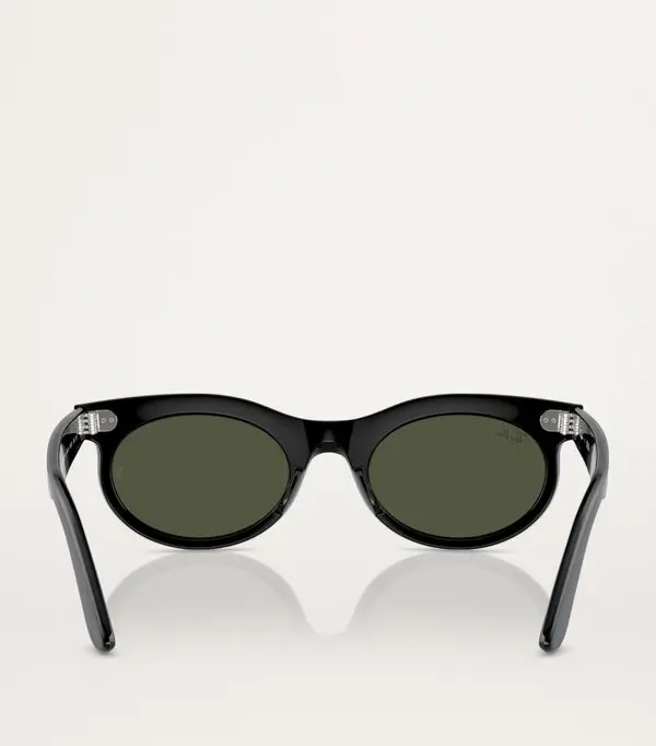 Ray-ban Wayfarer Oval Sunglasses - Black