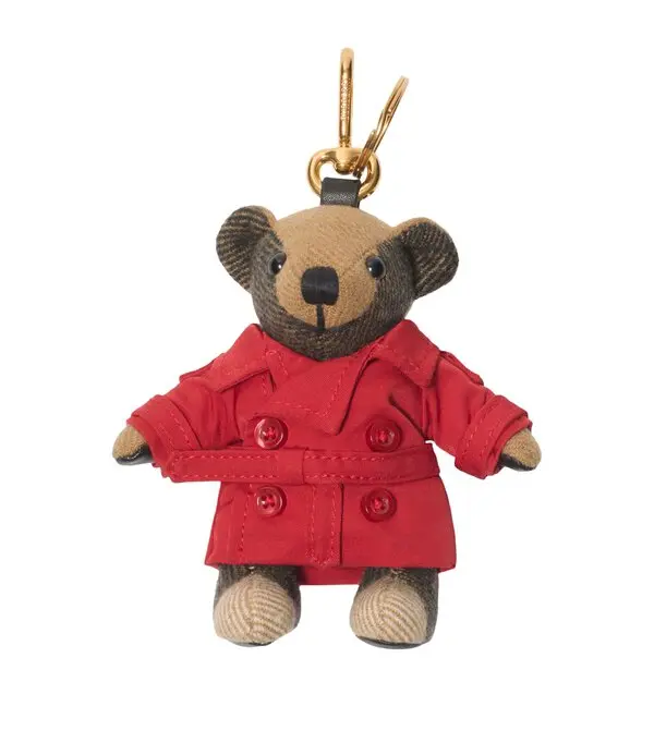 Burberry Cashmere Thomas Bear Charm - Red