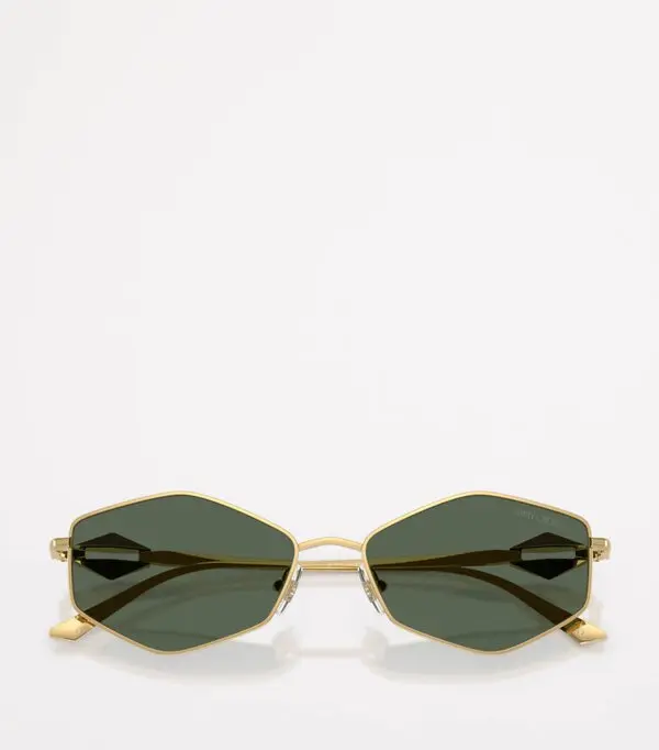 JIMMY CHOO Wire Hexagonal Zoey Sunglasses