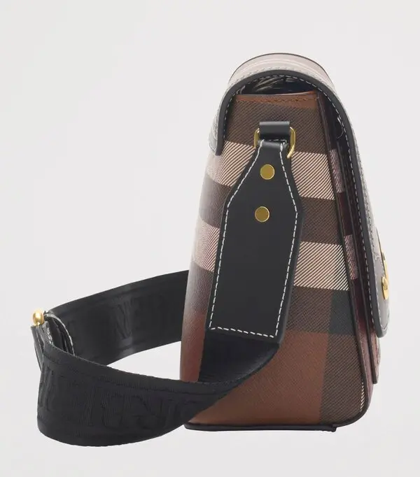 Burberry Check Crossbody Bag - Brown