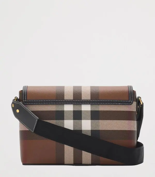 Burberry Check Crossbody Bag - Brown