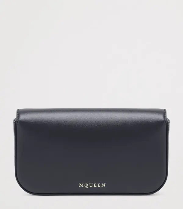 Alexander McQueen Skull Flower Cross-body Bag - Black
