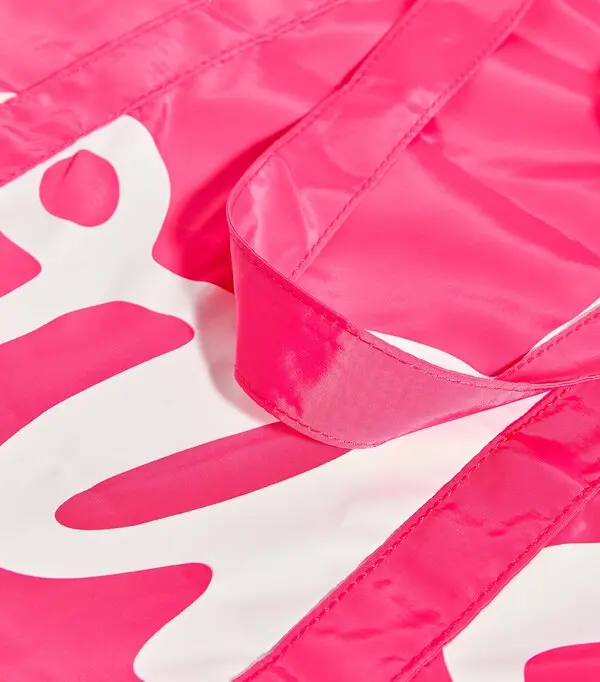Harrods Logo Pocket Shopper Bag - Pink
