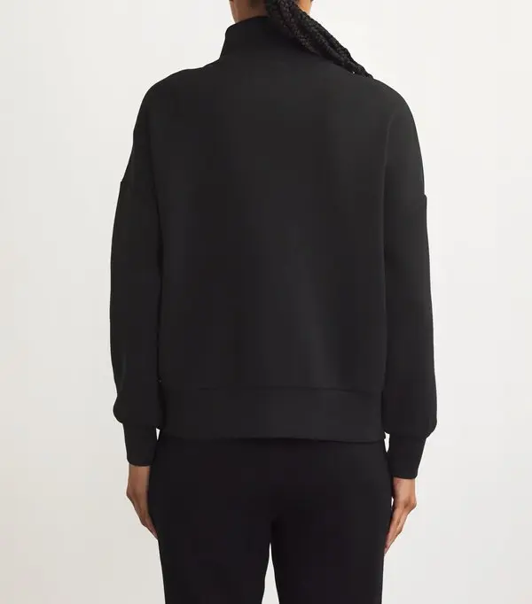 Varley Doublesoft Hawley Half-zip Sweatshirt - Black