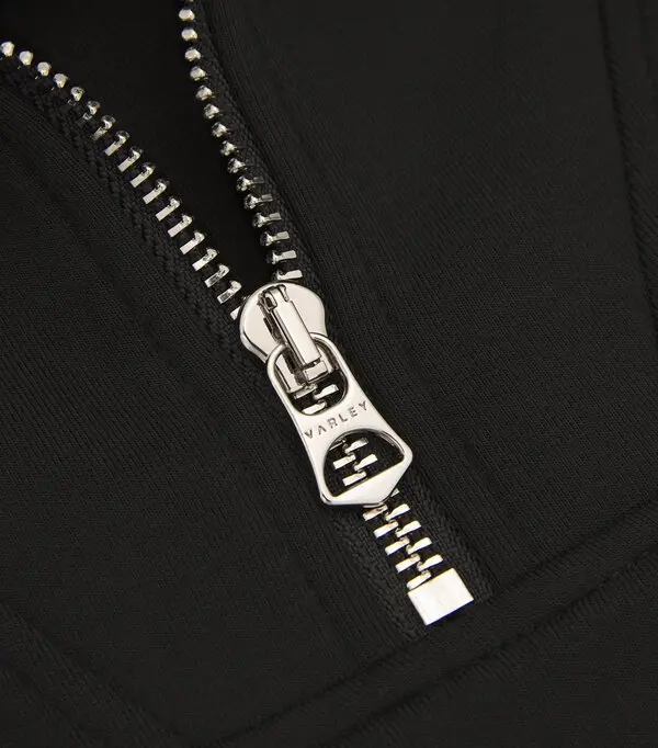 Varley Doublesoft Hawley Half-zip Sweatshirt - Black