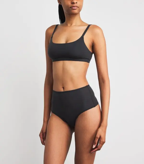SKIMS Fits Everybody Scoop-neck Bralette - Black