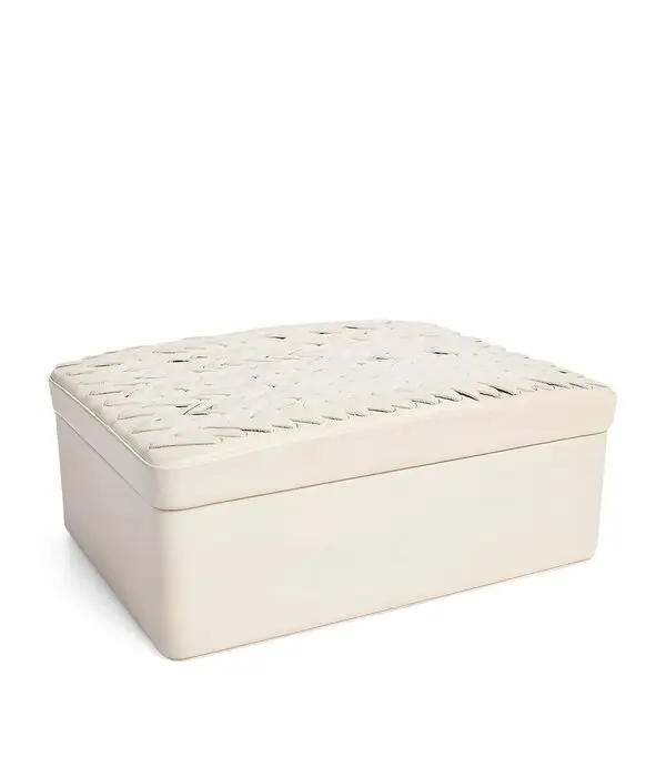 Ralph Lauren Leather Adrienne Box - Ivory