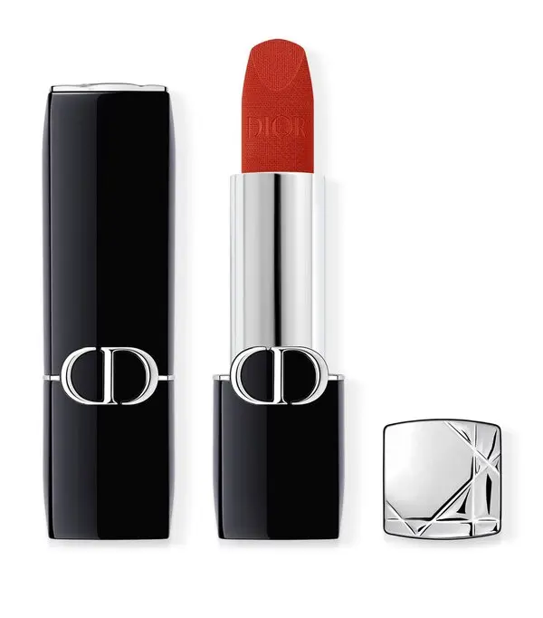 Dior Rouge Couture Colour Velvet-matte Refillable Lipstick - Red