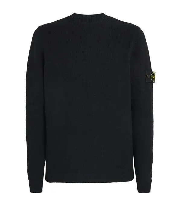 Stone Island Wool-blend Textured Sweater