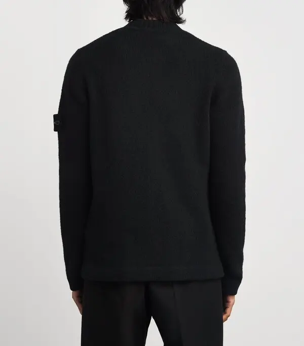 Stone Island Wool-blend Textured Sweater