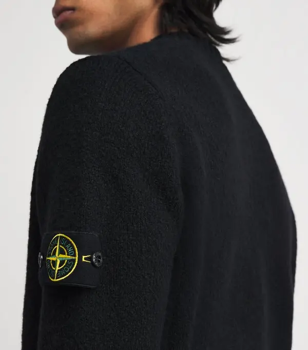 Stone Island Wool-blend Textured Sweater