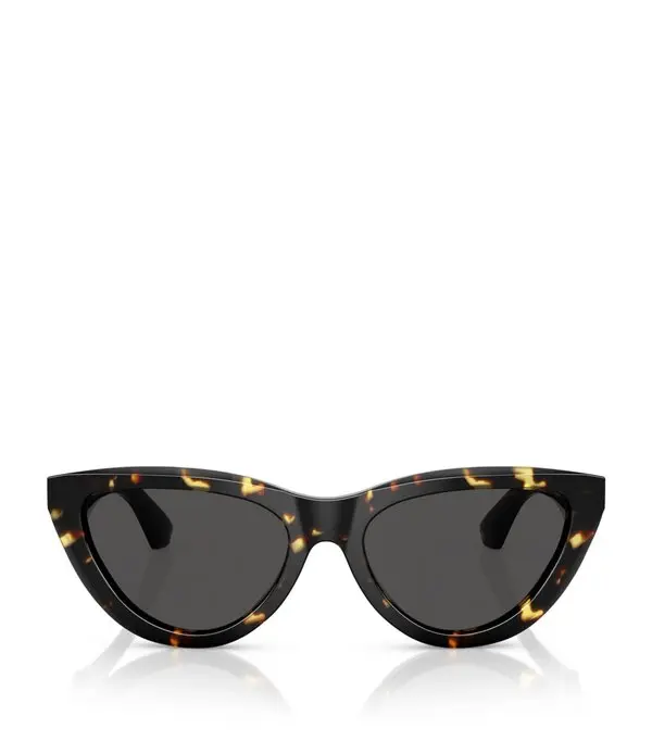 Burberry Acetate Cat Eye Sunglasses - Brown