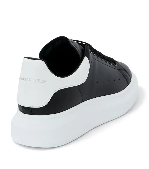 Alexander McQueen Leather Oversized Sneakers - Black