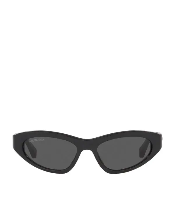 Balenciaga Acetate Bb0207s Sunglasses - Black