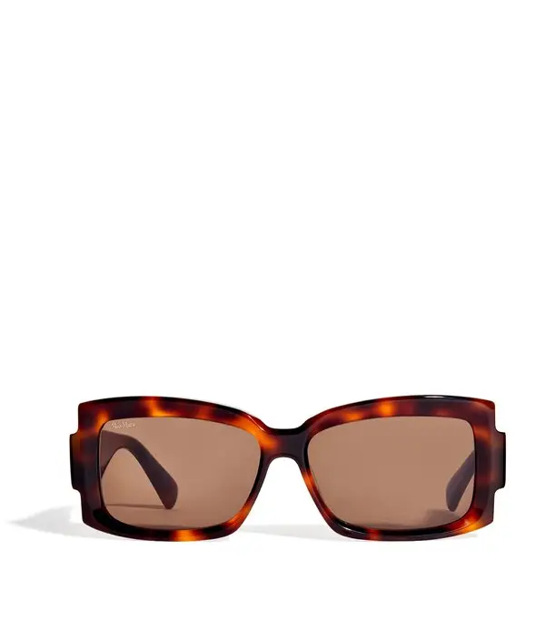 Max Mara Acetate Square-frame Sunglasses - Brown