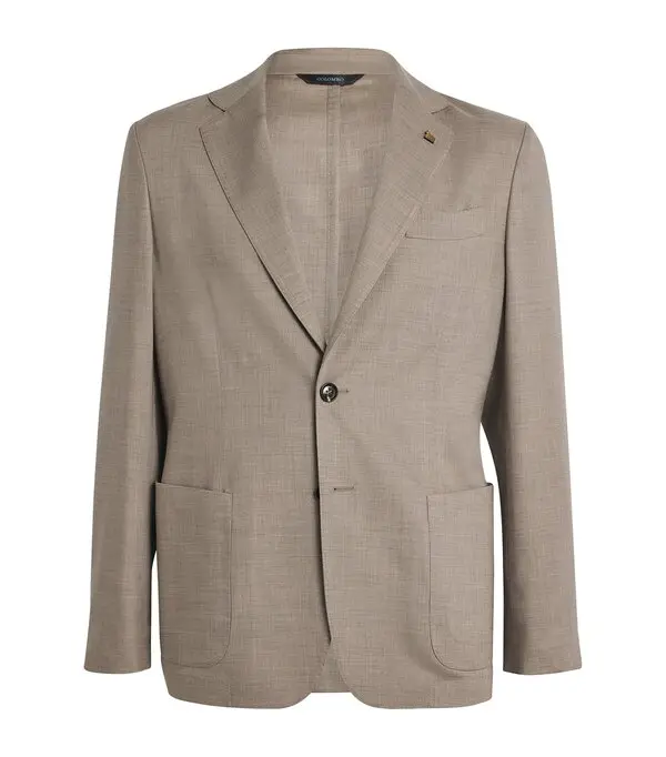 Colombo Worsted Cashmere Blazer - Beige