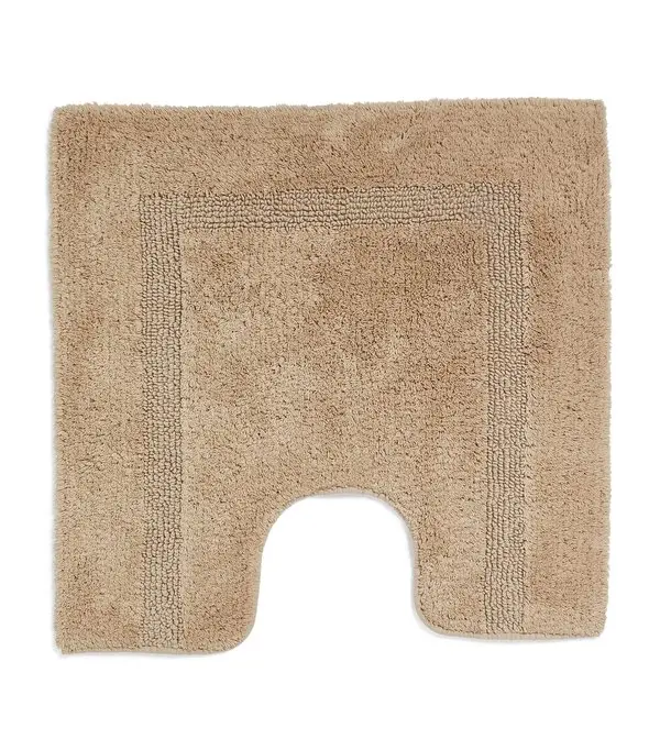 ABYSS & HABIDECOR Cotton Reversible Pedestal Bath Mat - Beige