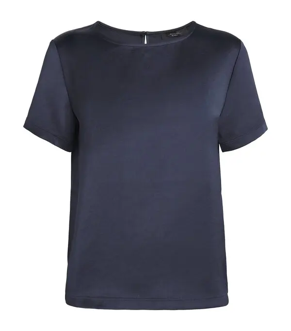 Max Mara Satin-front T-shirt