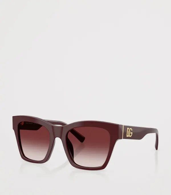 Dolce & Gabbana Square Frame Sunglasses - Red