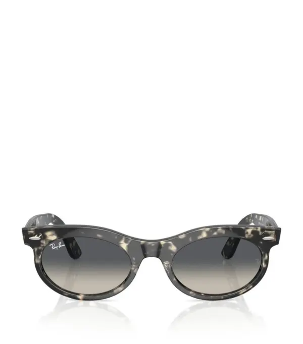 Ray-ban Wayfarer Oval Sunglasses - Grey