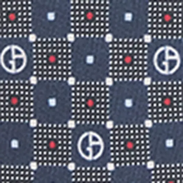 Giorgio Armani Silk Jacquard Neck Tie - Blue