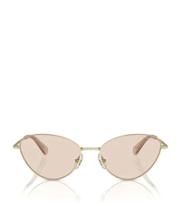 SWAROVSKI Metal Sk7014 Sunglasses - Gold