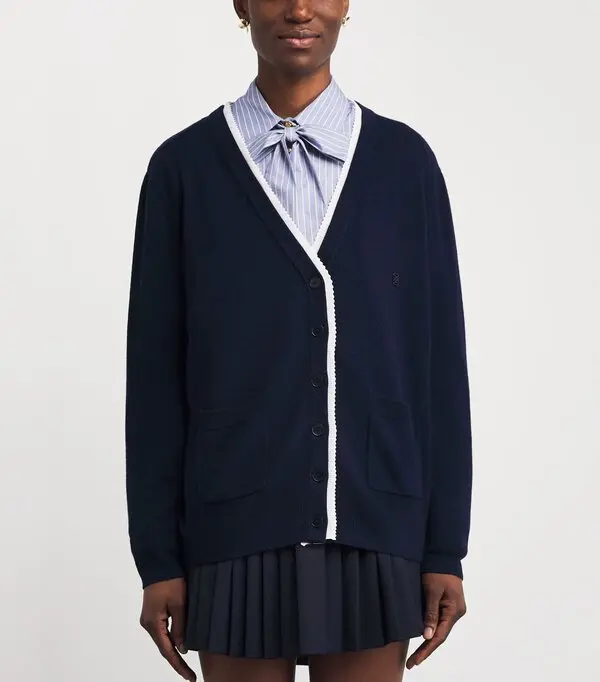 Sandro Wool-cashmere Buttoned Cardigan
