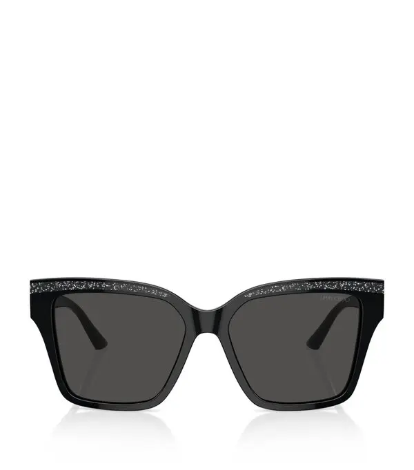 JIMMY CHOO Acetate Jc5003 Sunglasses - Black